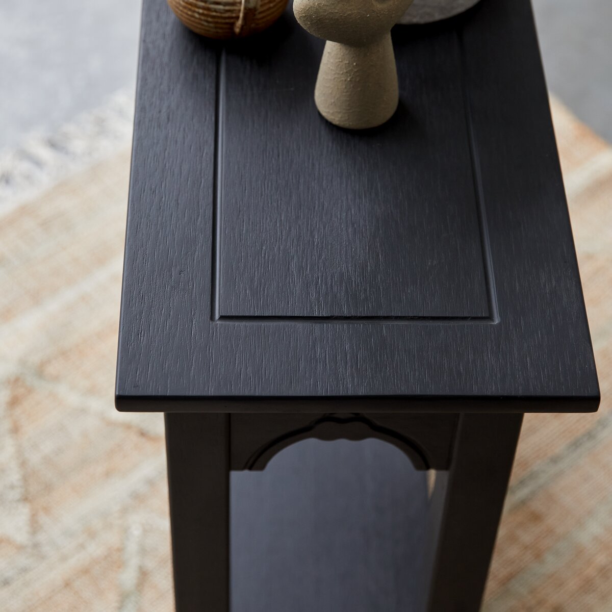 Solid pine console table 80 cm - Living room storage - Tikamoon