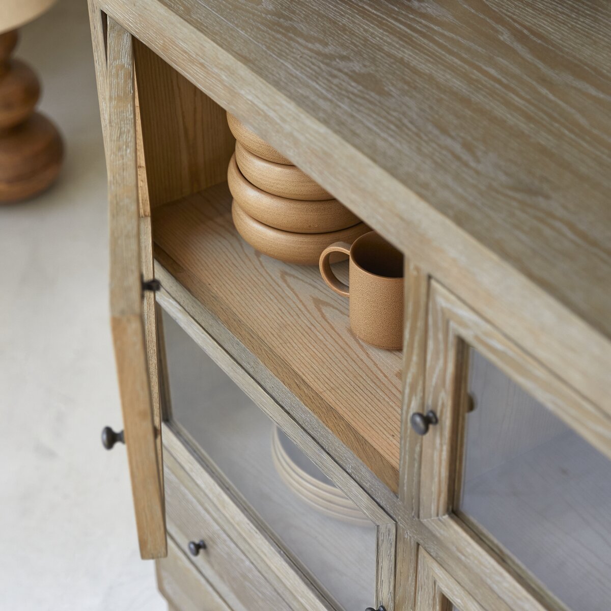 Buffet en chêne 110 cm - Meubles de rangement pour séjour - Tikamoon