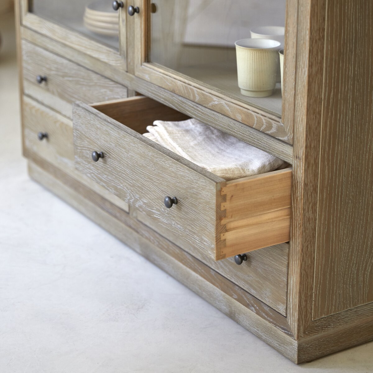 Oak sideboard 110 cm - Living room storage furniture - Tikamoon