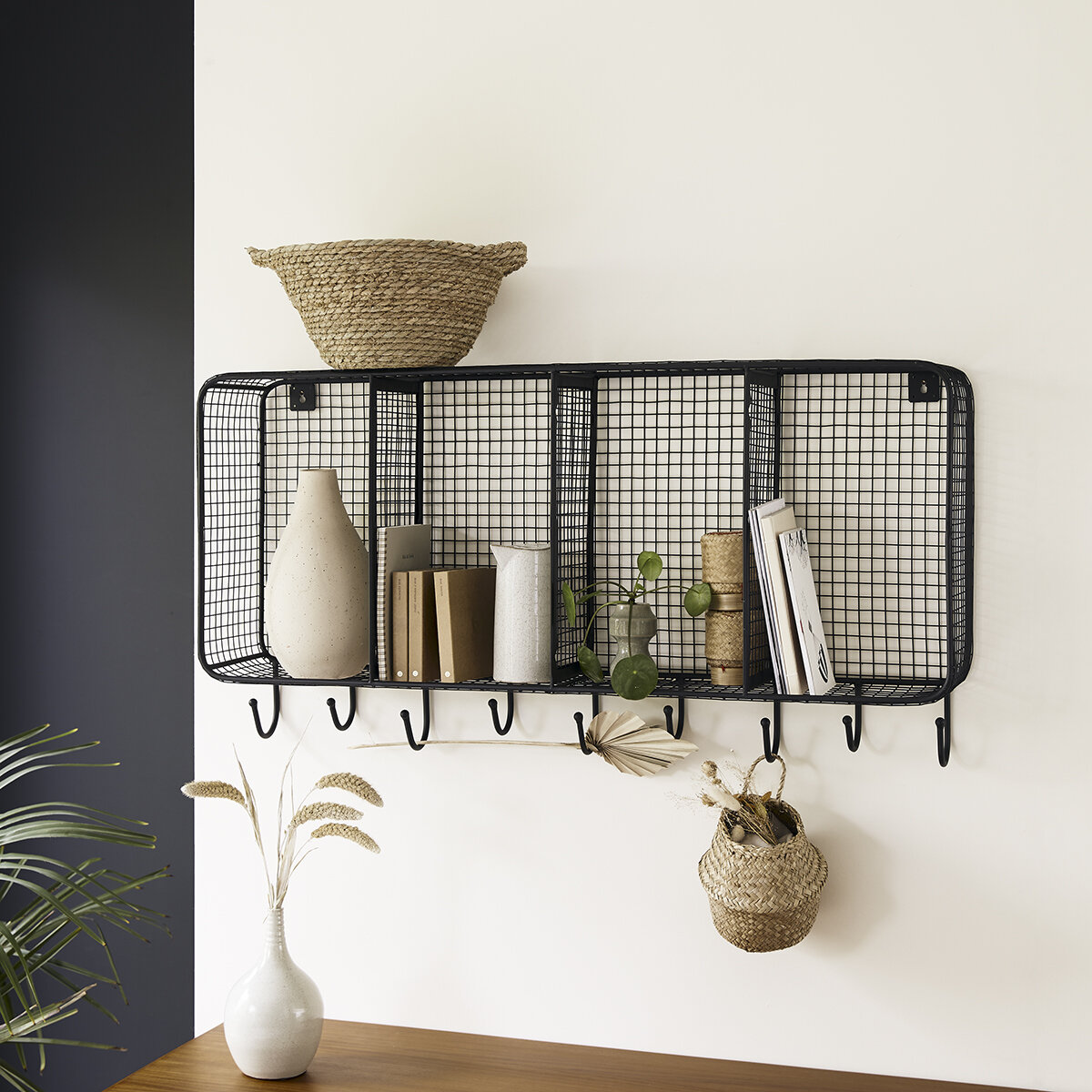 Metal rectangular Shelf - Living room / Bookcases - Tikamoon