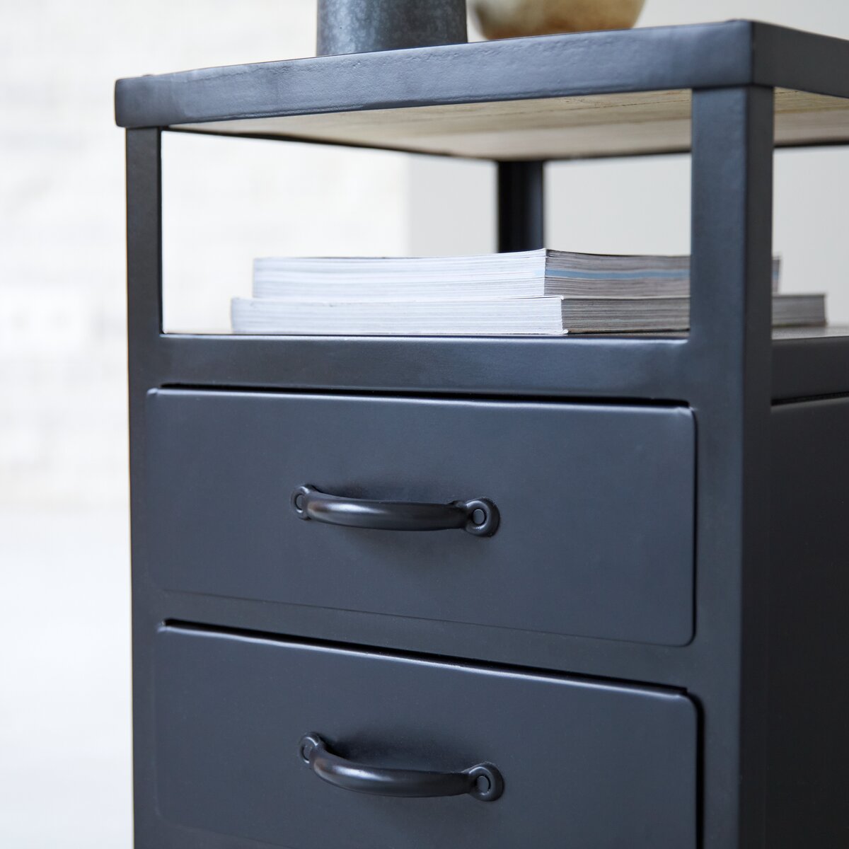 Metal Bedside table - Bedroom / Bedside Tables - Tikamoon