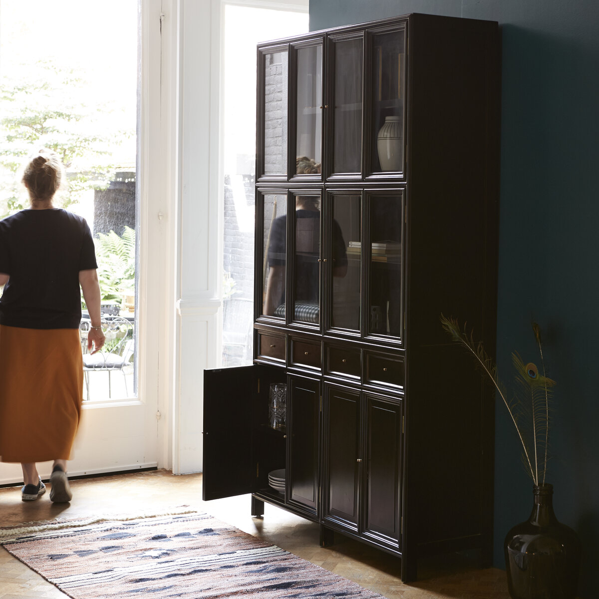 Anna Mahoniehouten servieskast - Woonkameropbergmeubel - Tikamoon