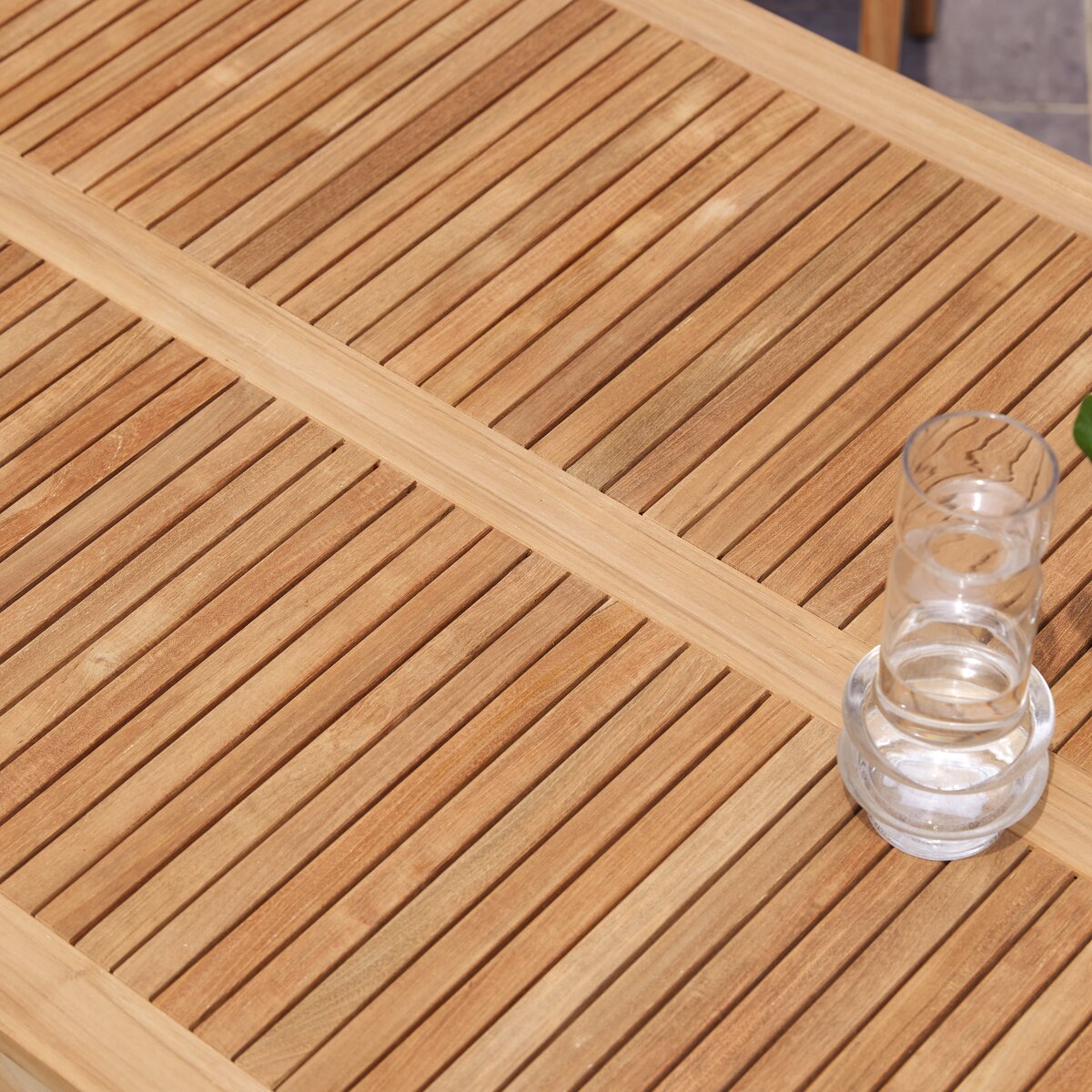 Solid teak garden Table - Garden / Garden Tables - Tikamoon