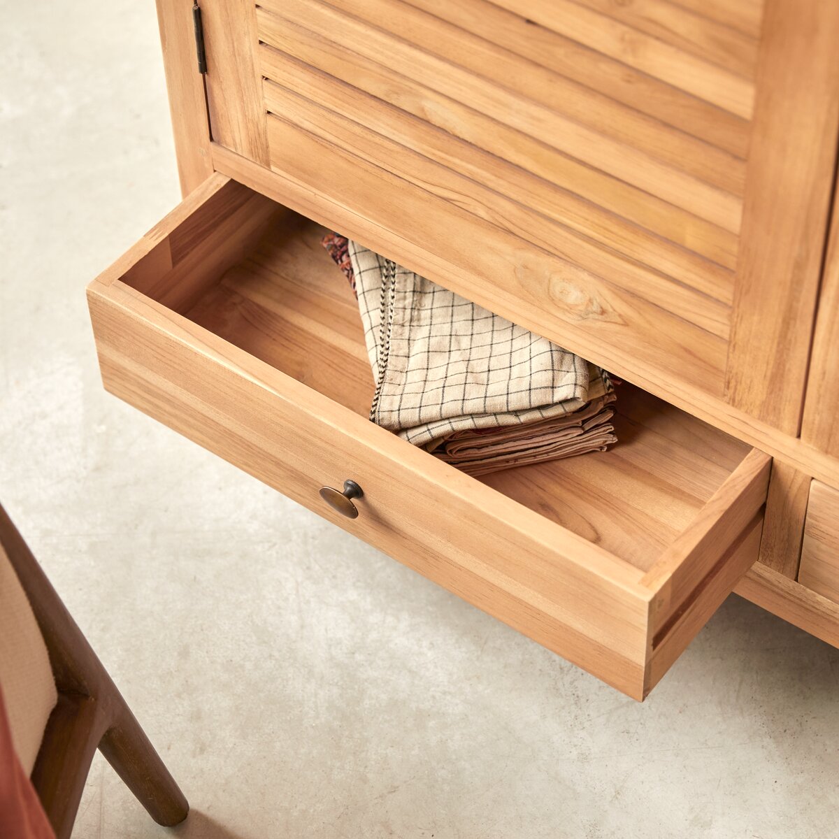 Solid teak Wardrobe - Bedroom / Cupboards & Wardrobes - Tikamoon