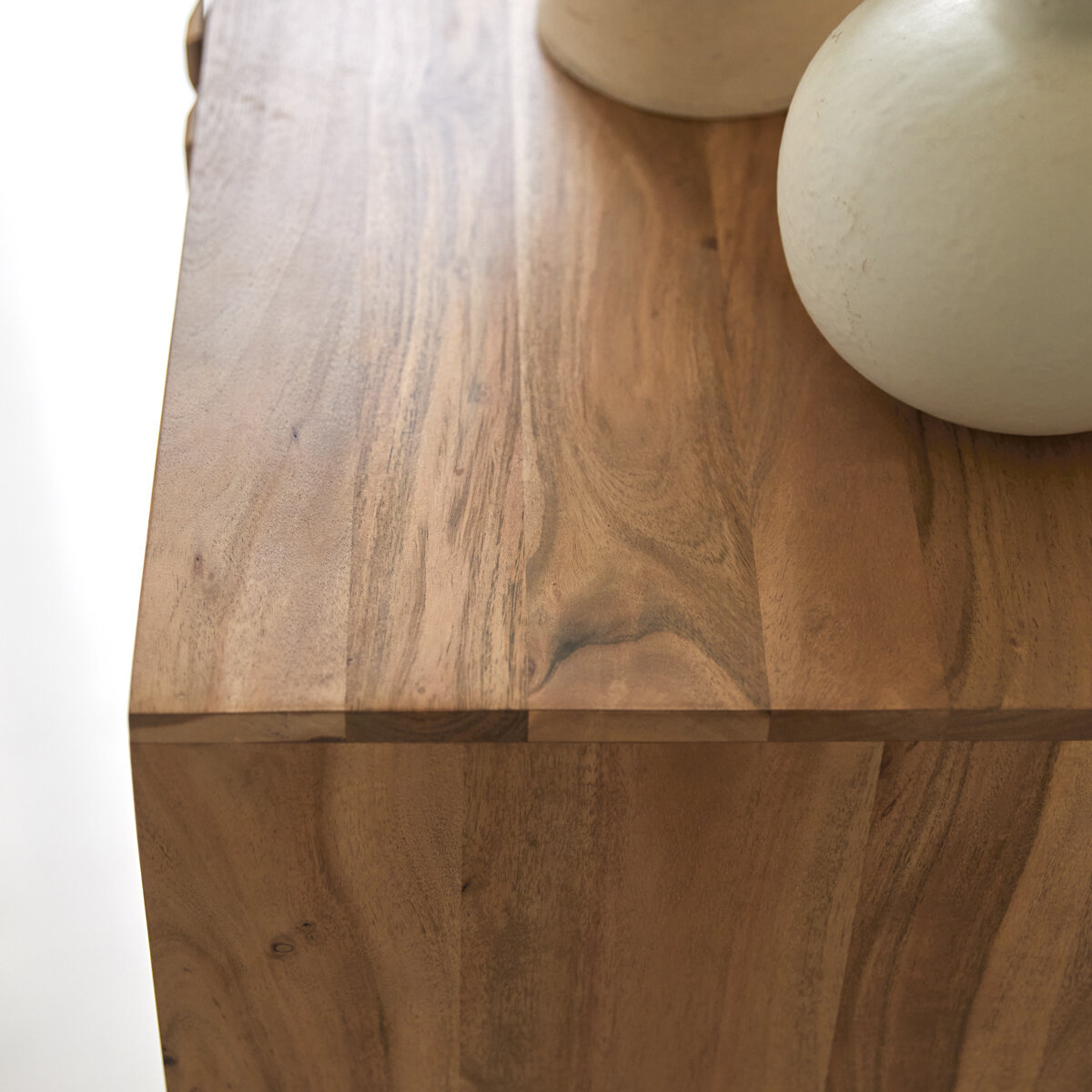 Bahut bar en acacia 100 cm - Meubles de rangements de salon - Tikamoon