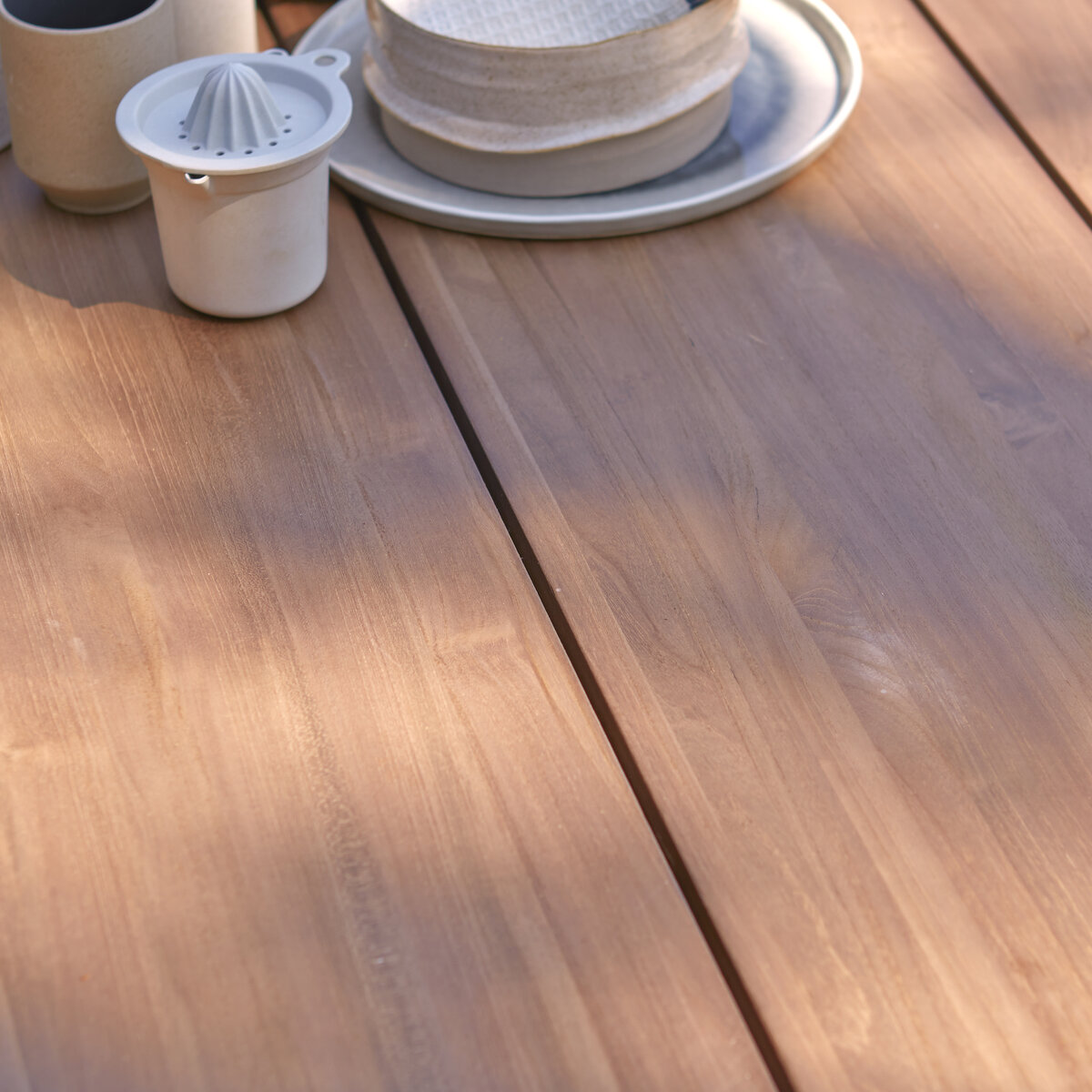 Solid teak garden Table - Garden / Garden Tables - Tikamoon