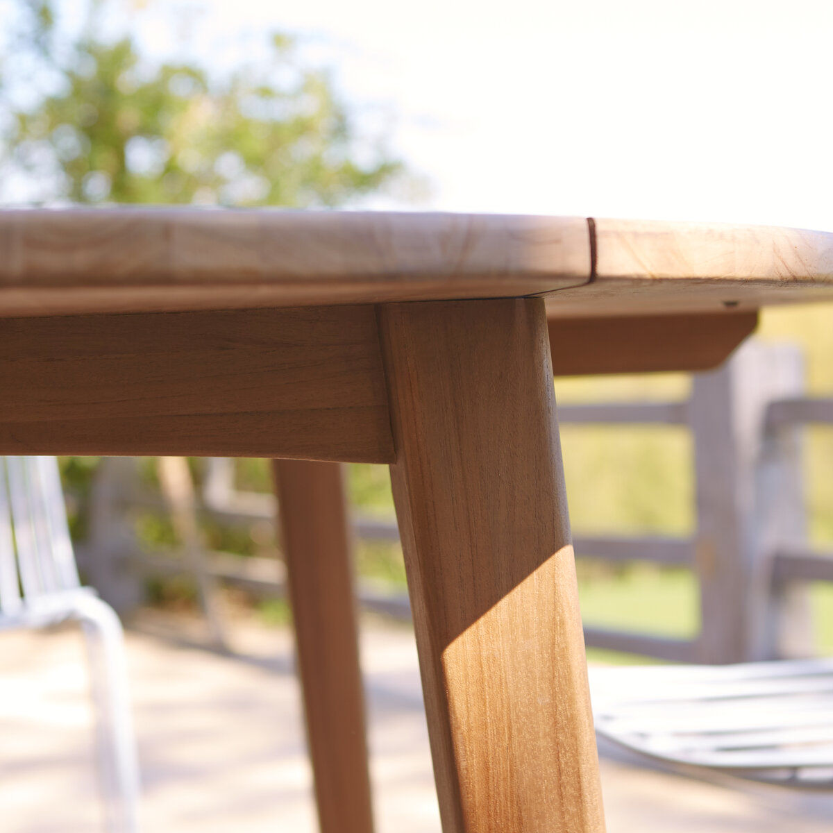 Solid teak garden Table - Garden / Garden Tables - Tikamoon
