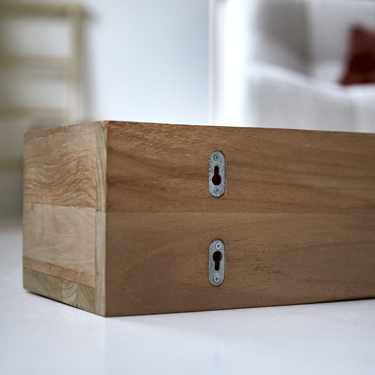 Solid teak wall-mounted Shelf - Living room / Bookcases - Tikamoon