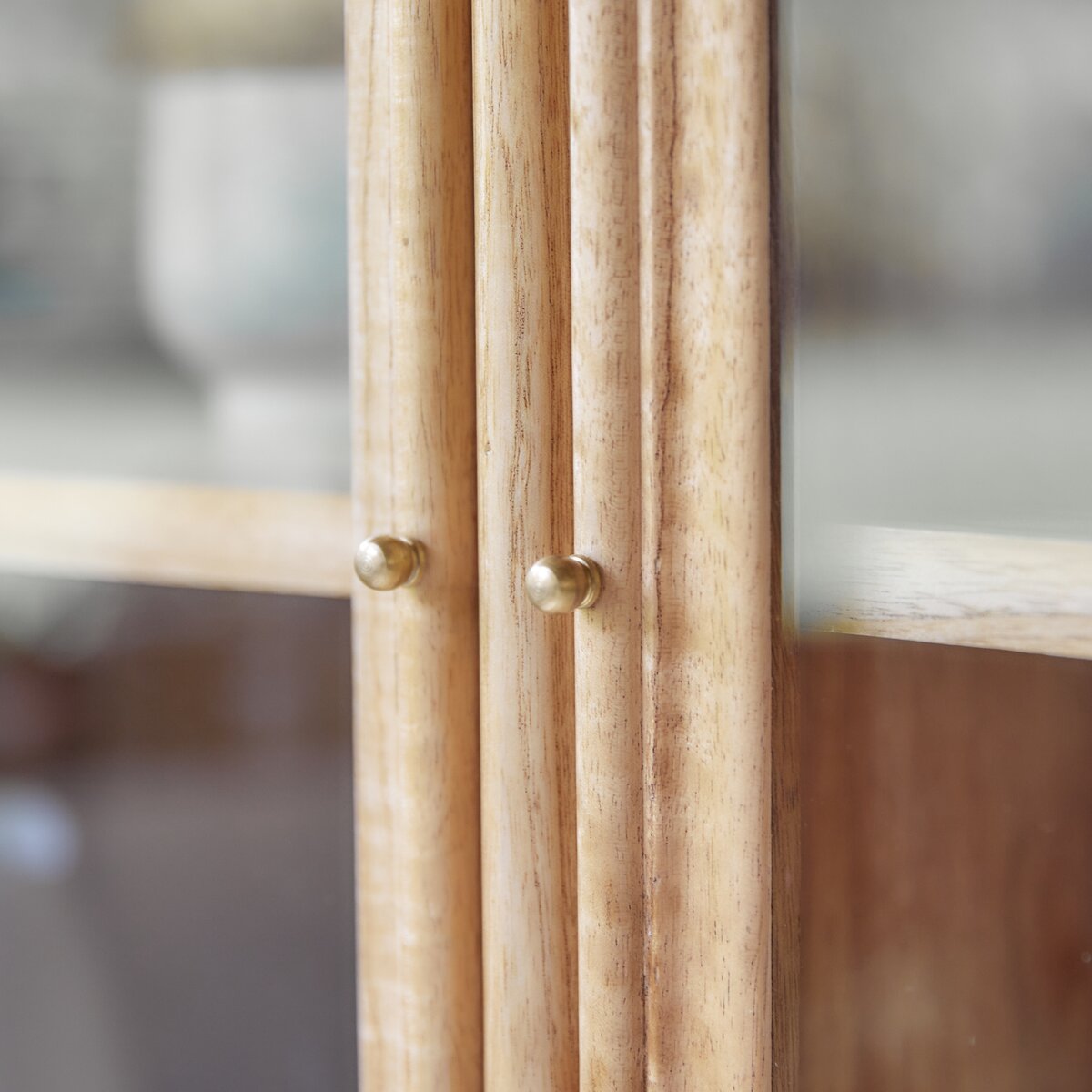 Display case in mindi 120 cm - Glass-fronted storage for the dining ...