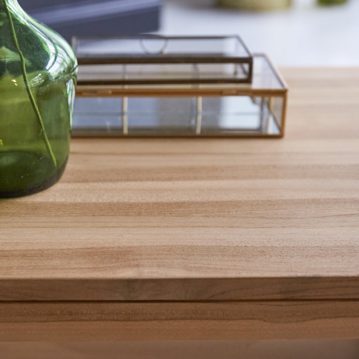 Anoa 110x60 teak coffee table - Sale of coffee tables - Tikamoon