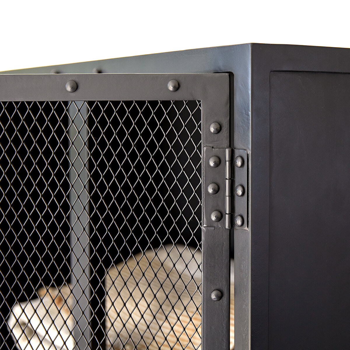 Cléo Kast met metalen gaas - Slaapkameropbergmeubel - Tikamoon