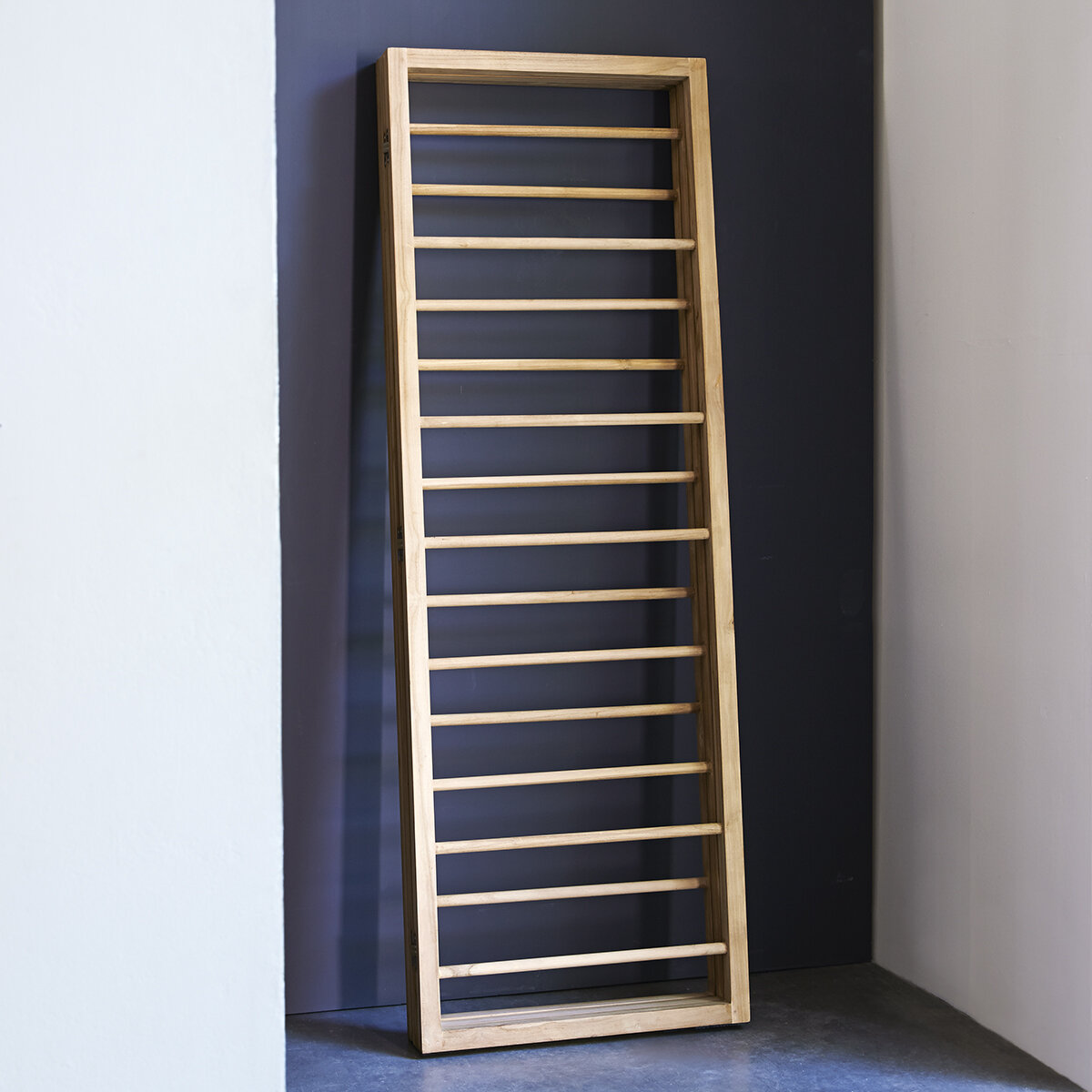 175 cm teak linen rack, Bathroom accessory, Tikamoon