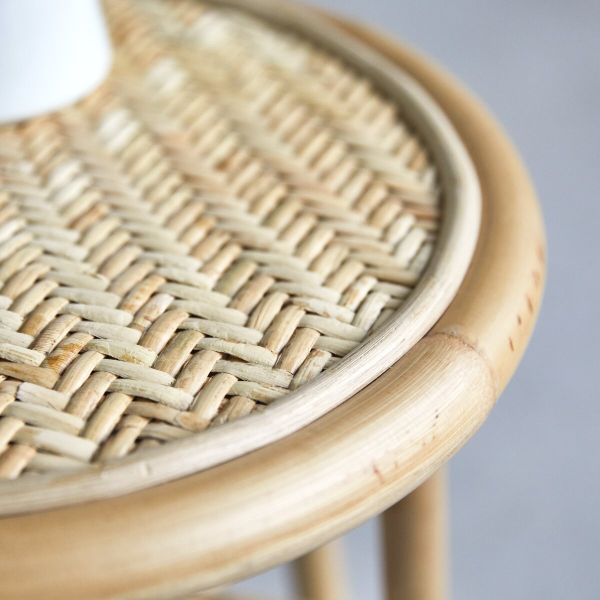 Round rattan bedside table 40 cm - Bedroom furniture - Tikamoon