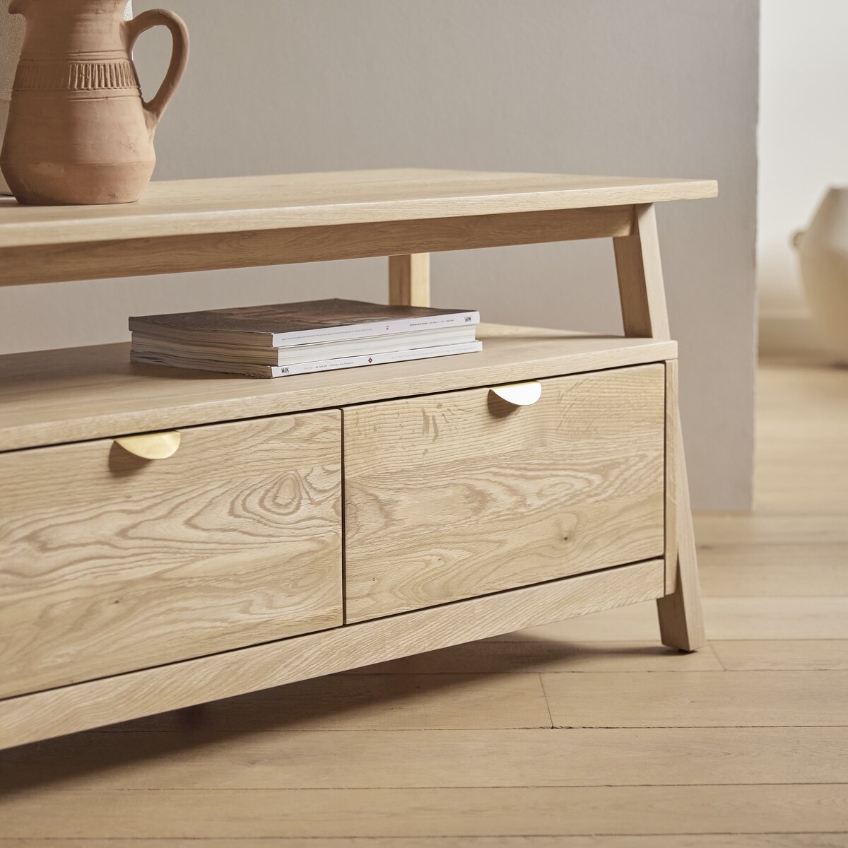 Mobile tv in quercia 150 cm - Arredamento per tenere il soggiorno ...