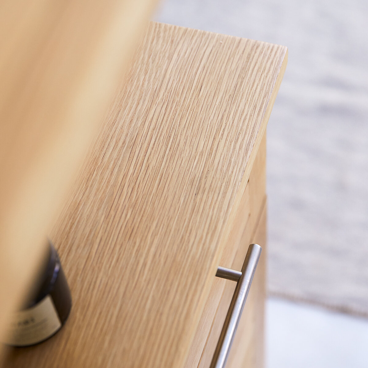 Oak storage unit 90 cm - Bathroom storage furniture - Tikamoon