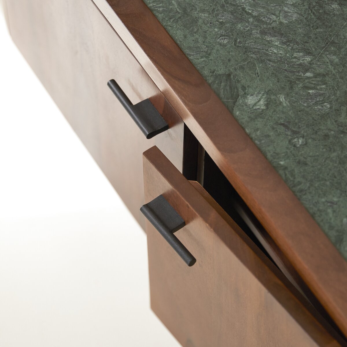 Jade Massief palissander en marmeren tv-meubel 130 cm - Woonkameropslag ...