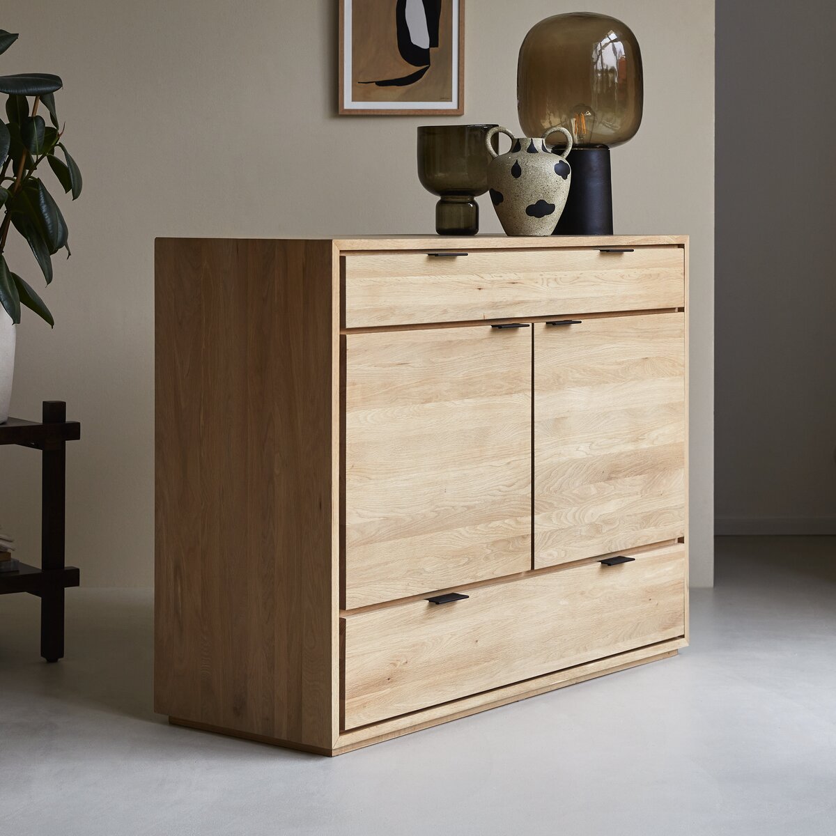 Solid oak sideboard 120 cm Senson - Dining room storage - Tikamoon