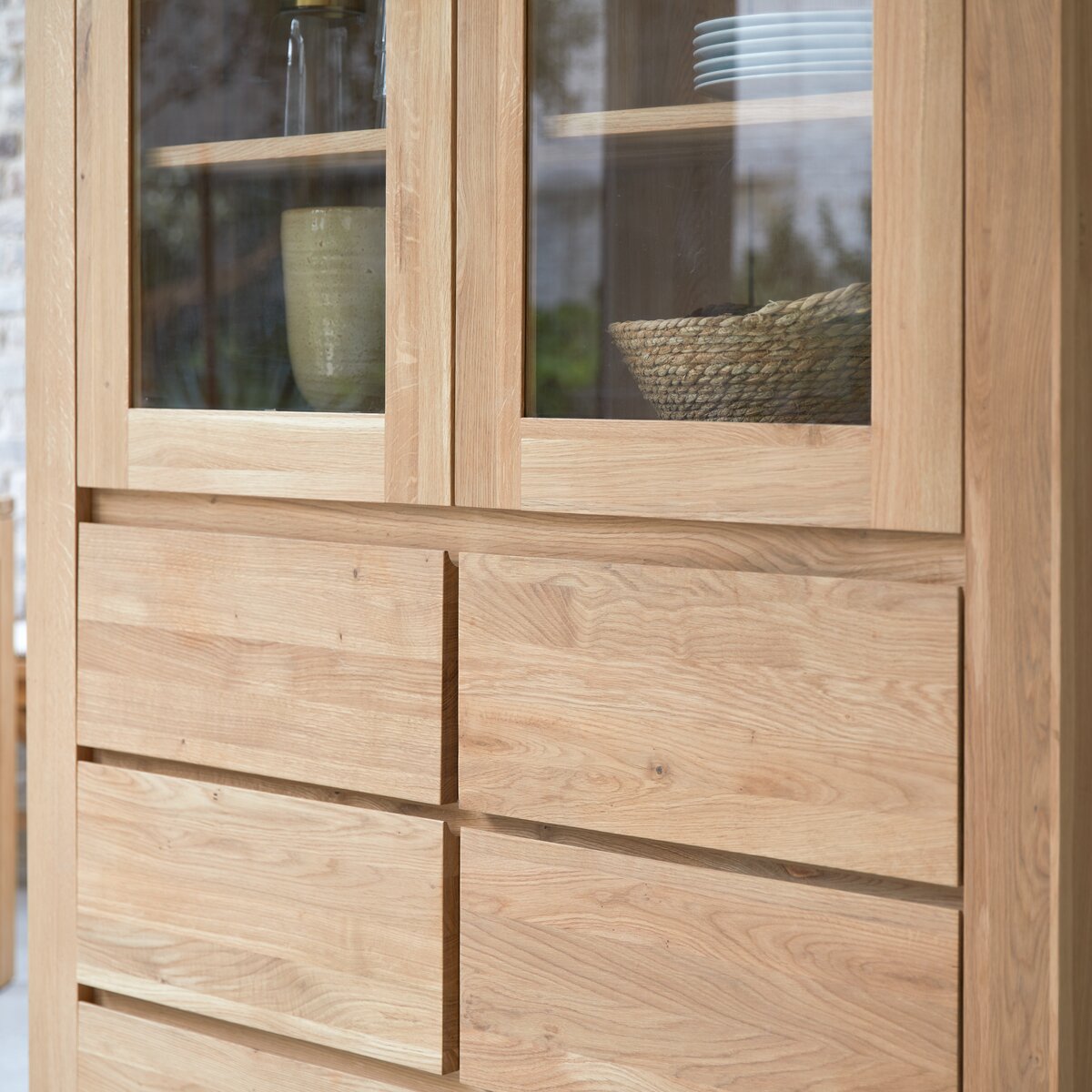 Oak dresser 120cm - Dining room storage furniture - Tikamoon