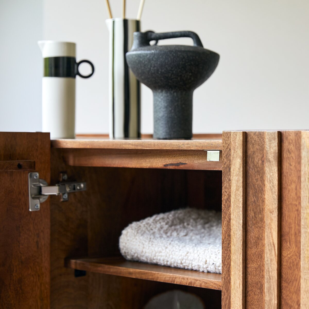 Milo Massief mangohouten buffet 164 cm - Woonkameropbergmeubel - Tikamoon