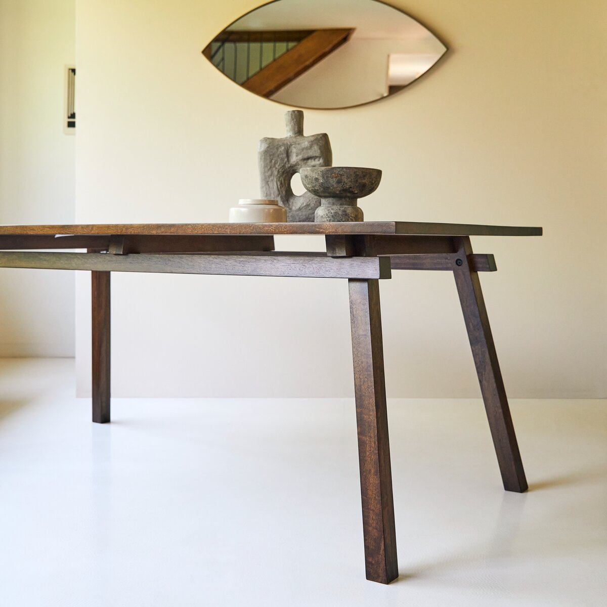 Mango wood dining table 180x90 cm - Living–dining room furniture - Tikamoon