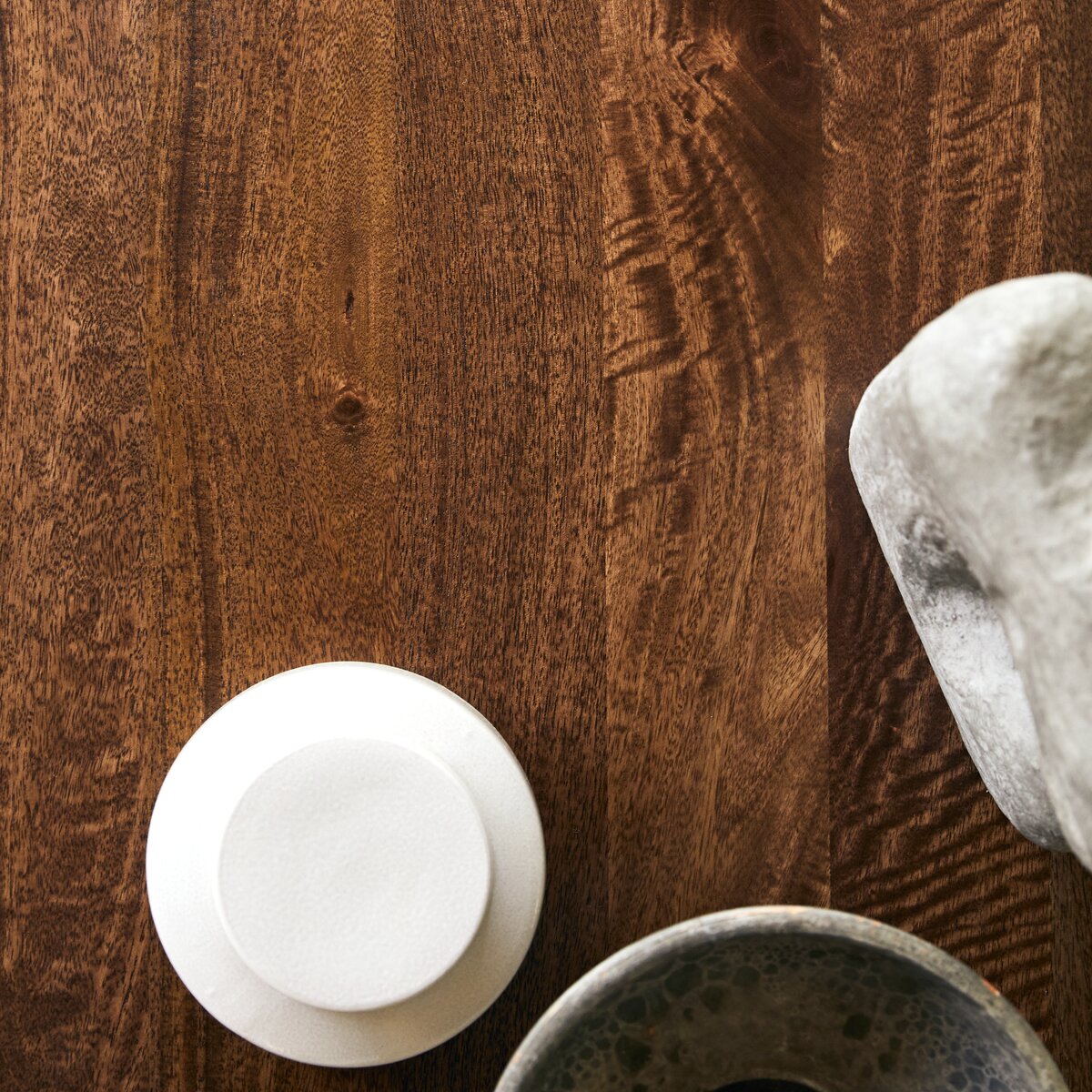 Mango wood dining table 180x90 cm Arko - Living–dining room furniture ...