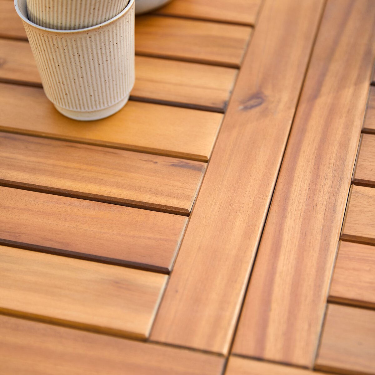 Capri Ovale tuinset in massief acaciahout met 6 stoelen - Tuinmeubelen ...