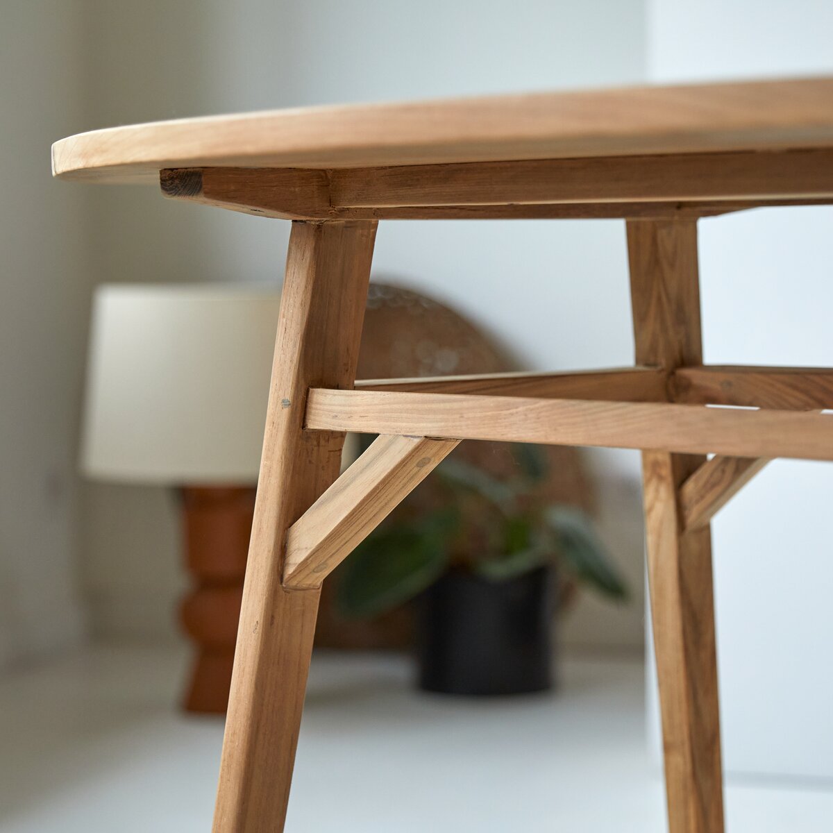 Teak desk 140 cm - Office storage furniture - Tikamoon