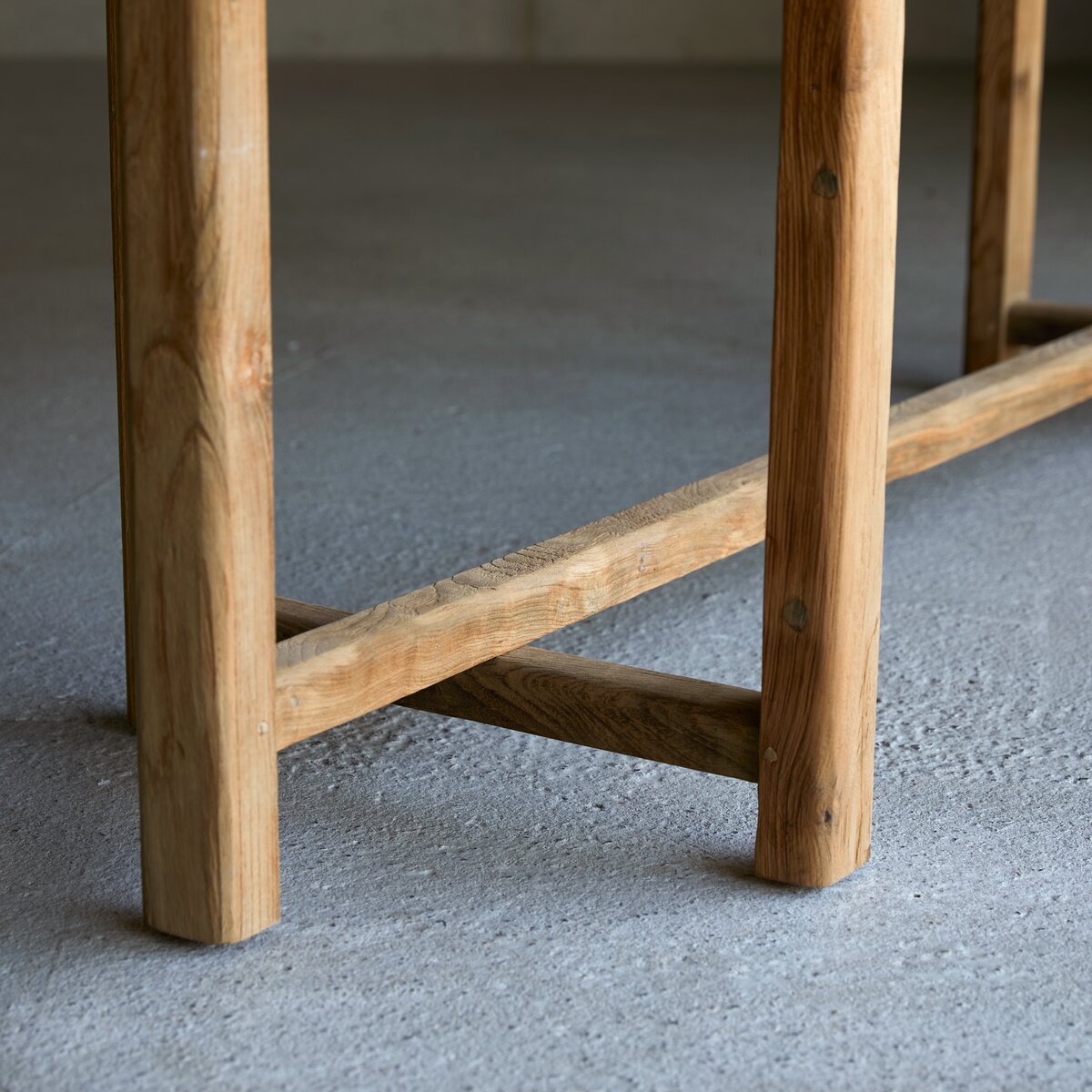 Antonia Eettafel van massief gerecycled teakhout voor 6/8 personen ...