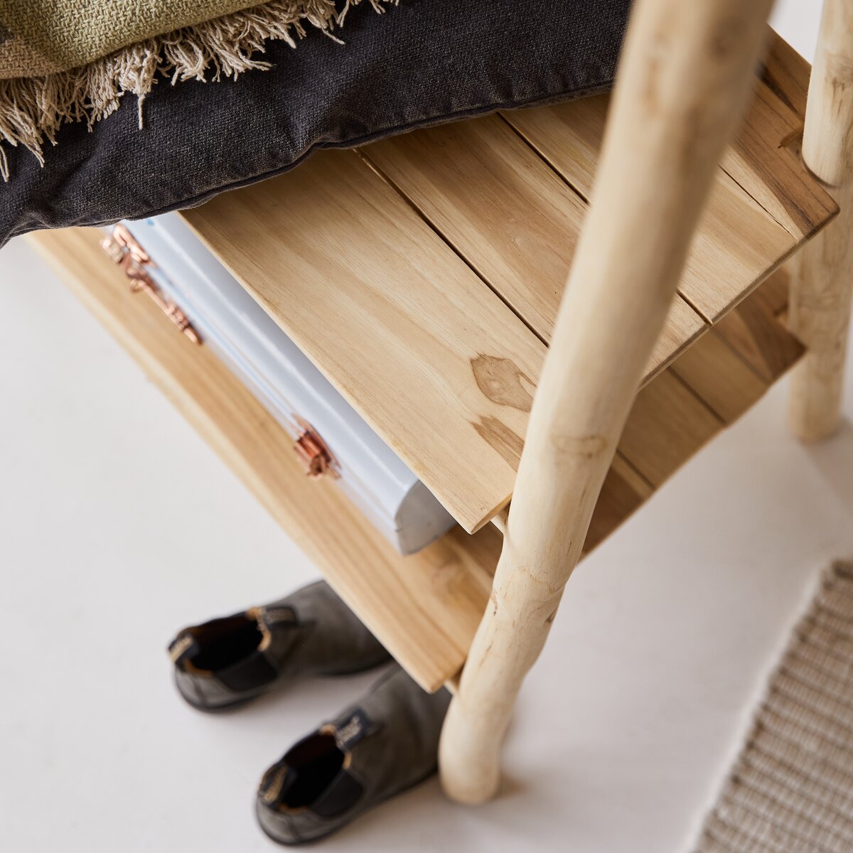 Teak children's clothes rail 160 cm - Bedroom accessories - Tikamoon