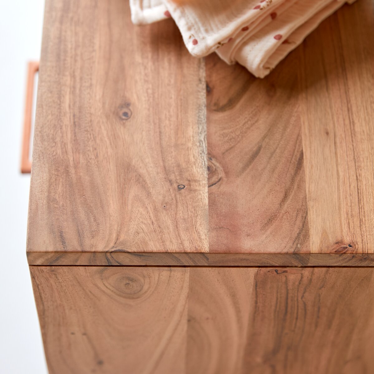 Kids 2-drawer acacia bedside table - Bedroom furniture - Tikamoon