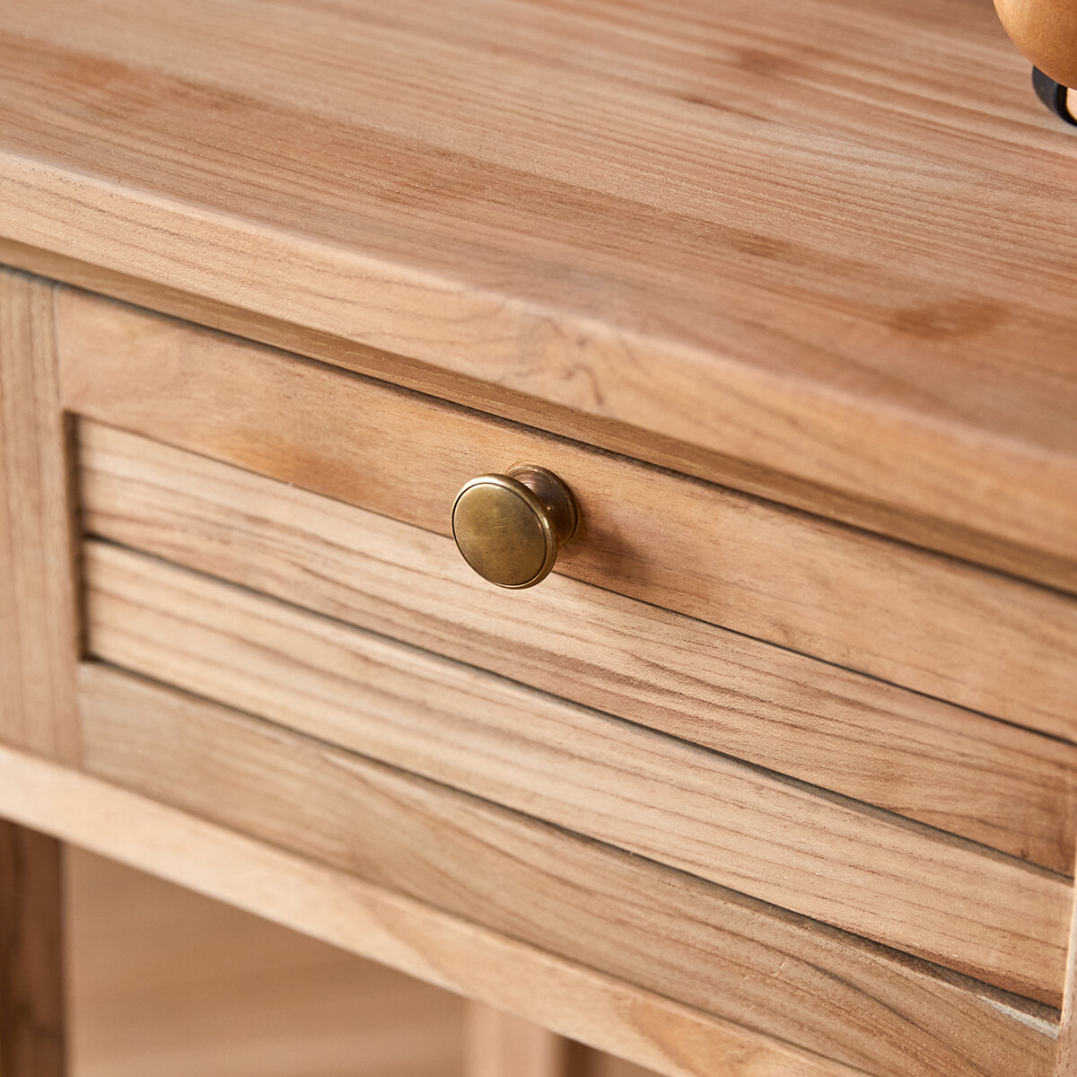 Children's teak 1-drawer bedside table Suzette - Bedroom furniture - Tikamoon