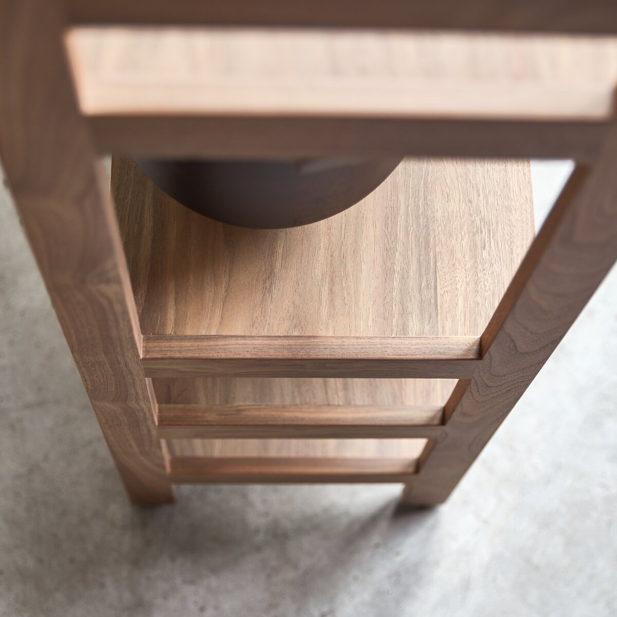 Walnut bookcase 110x105 cm - Living room furniture - Tikamoon