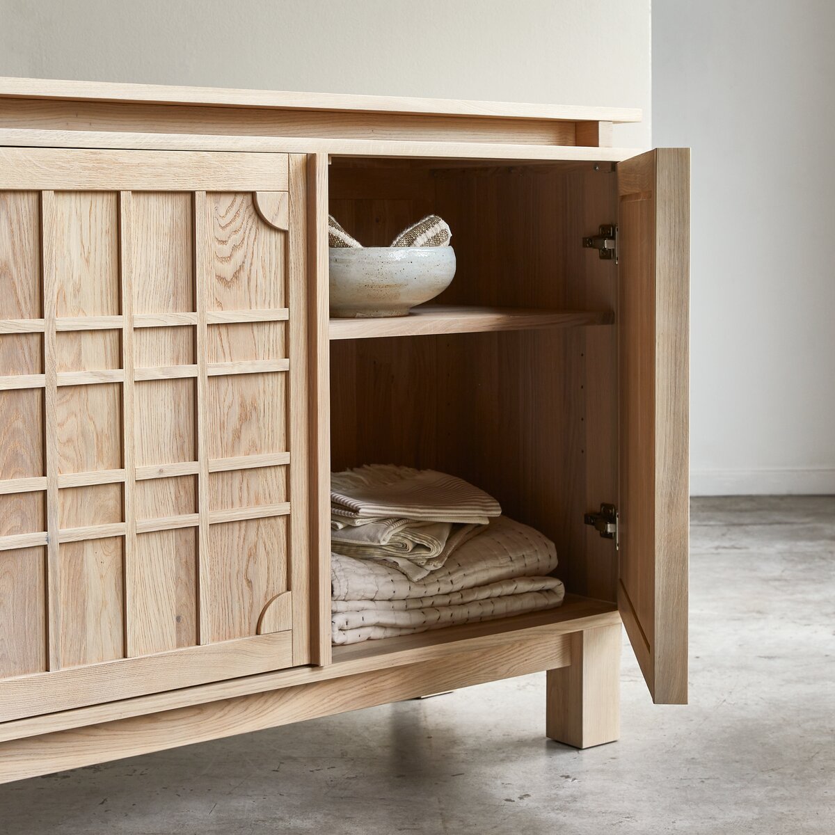 Oak sideboard 120 cm - Dining room storage furniture - Tikamoon