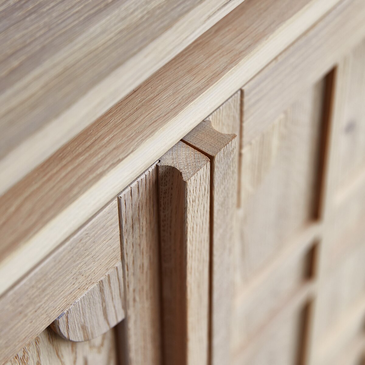 Bodi Massief eikenhouten buffet 220 cm - Opbergmeubels voor de woonkamer - Tikamoon