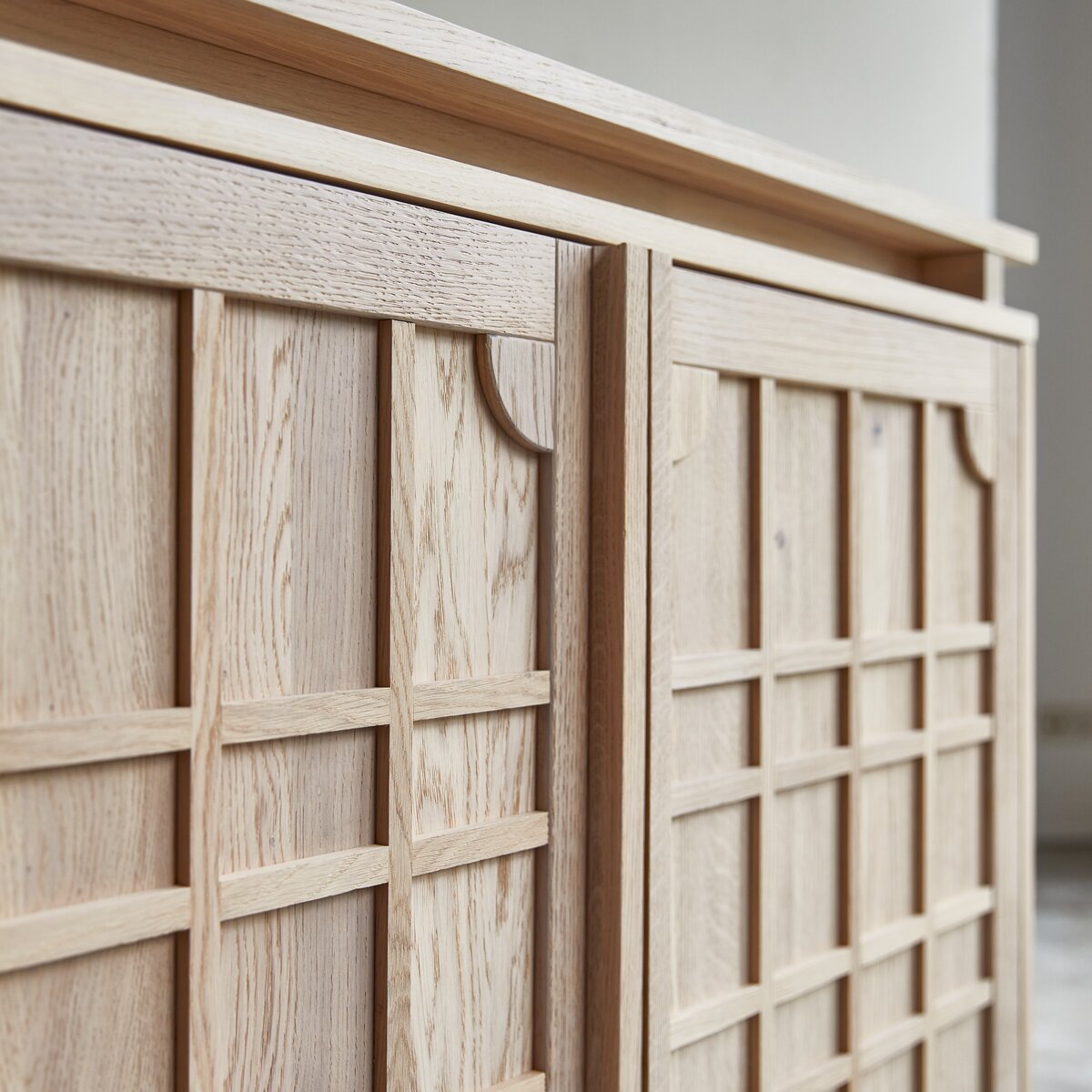 Buffet en chêne 220cm - Meubles de rangement pour le séjour - Tikamoon