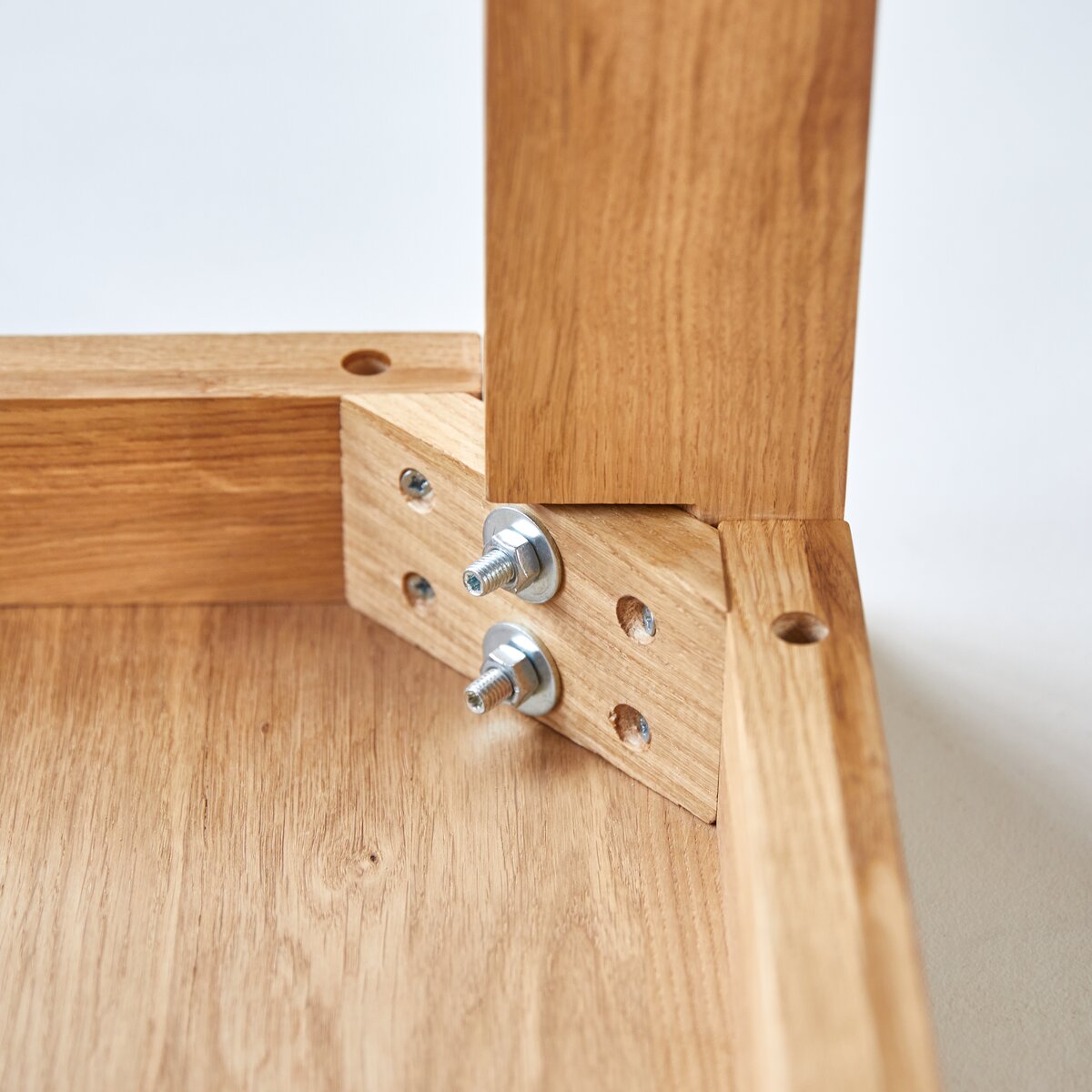 120 x 60 cm bar table in oak and – Living-room furniture – Tikamoon