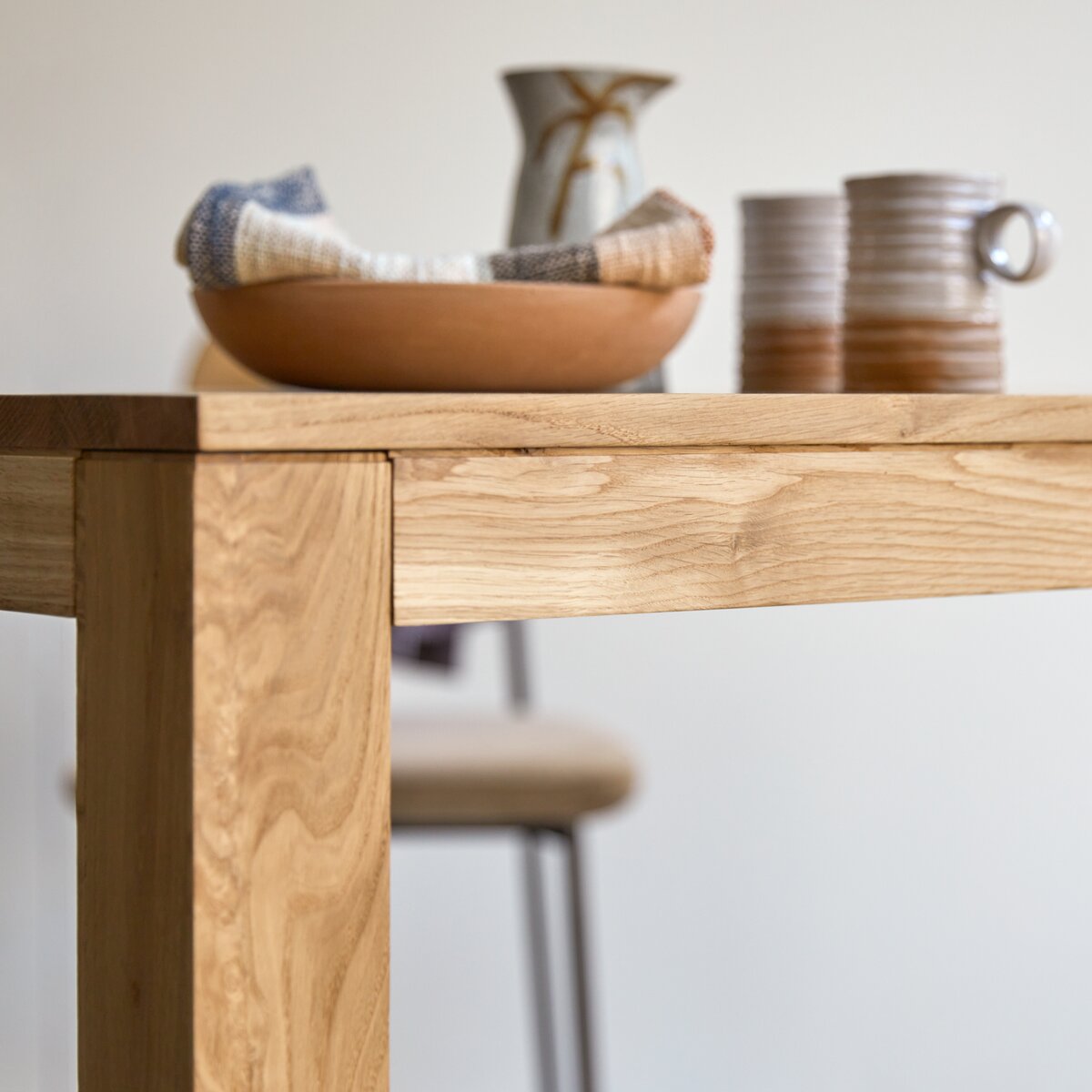 Oak dining table 150 x 75 cm - Dining room furniture - Tikamoon