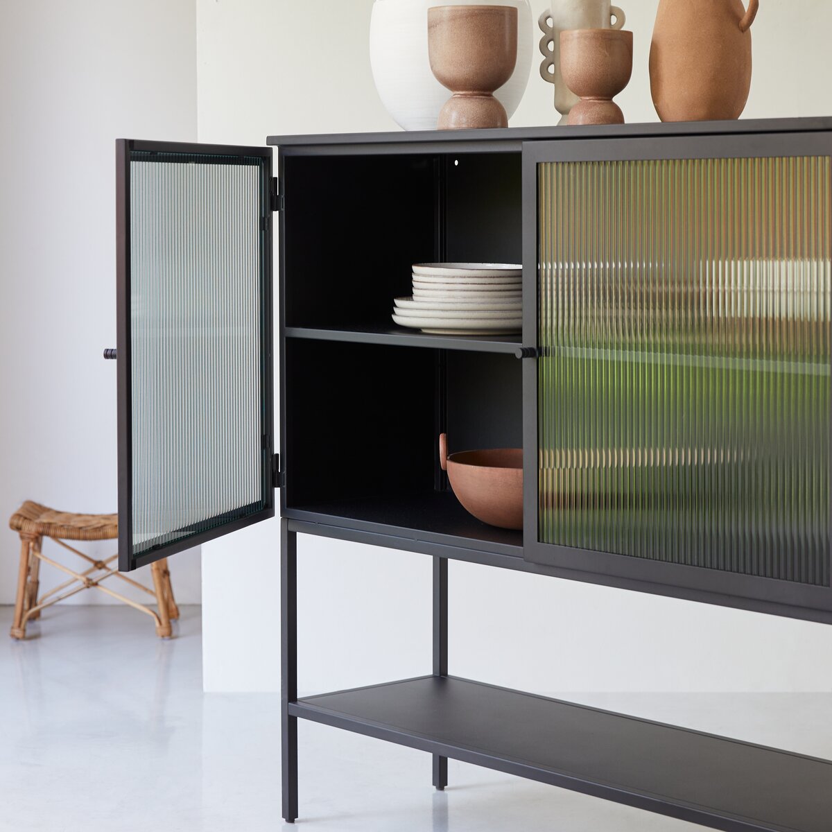 Metal sideboard 120 cm - Dining room storage - Tikamoon