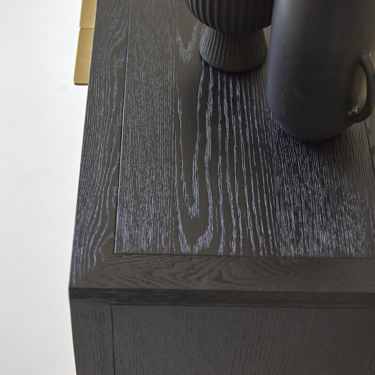 Oscar low oak sideboard 160 cm - Living room storage furniture - Tikamoon