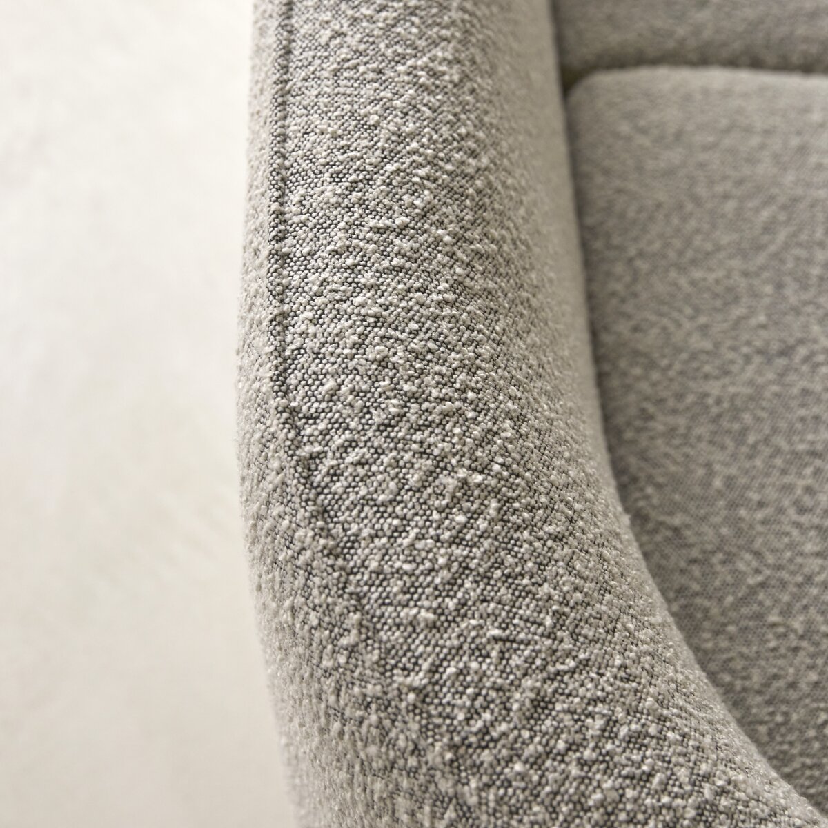 Tweezitter van acacia en grijze stof - Bank woonkamer - Tikamoon