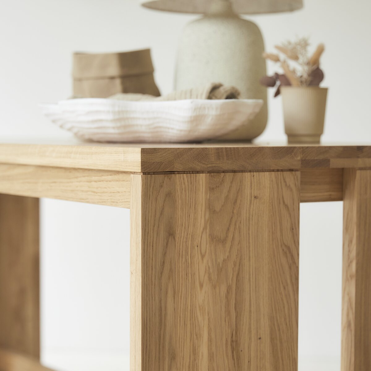 Oak desk 160 cm - Bedroom storage furniture - Tikamoon