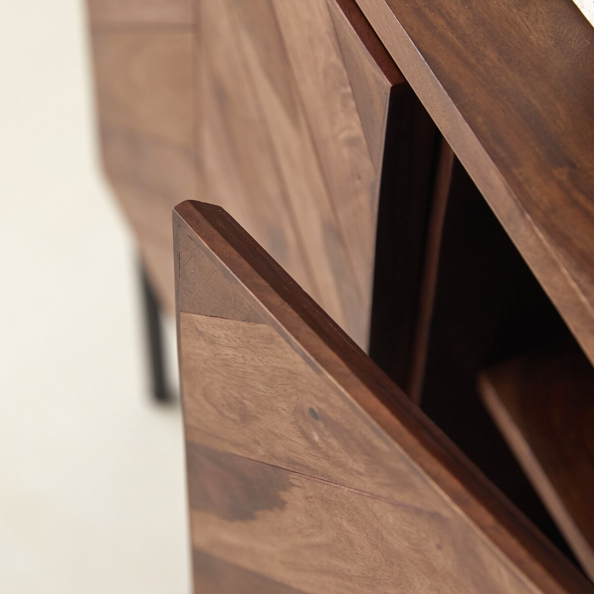 Mueble bajo lavabo de palisandro macizo de 80 cm - Baño - Tikamoon