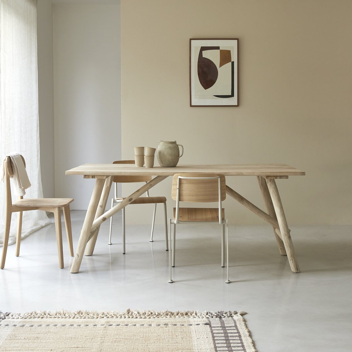 Tafel van drijfhout - eetkamertafels 170 x 85 - Tikamoon
