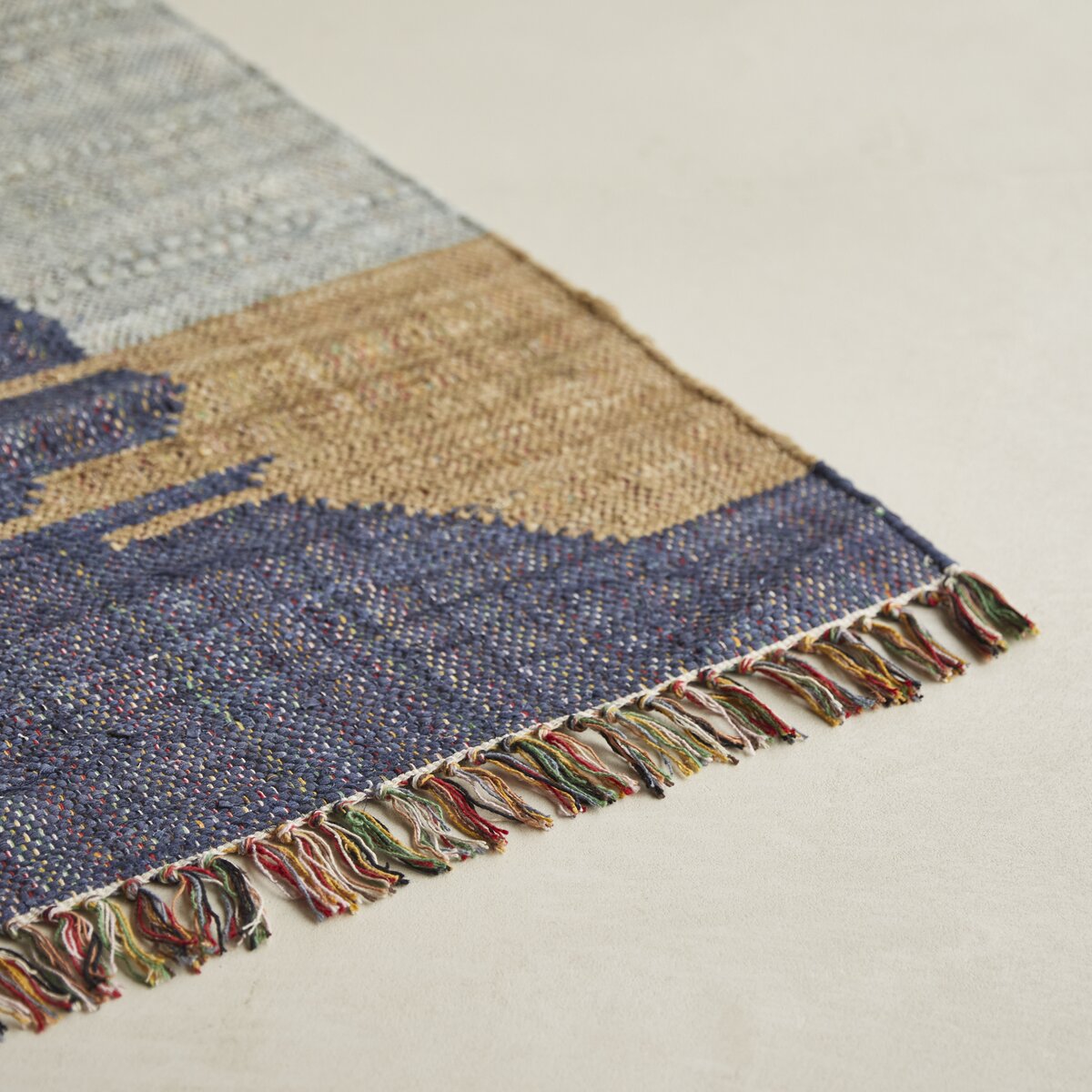 Tapis en coton recyclé 150 x 240 cm - Textile de séjour - Tikamoon