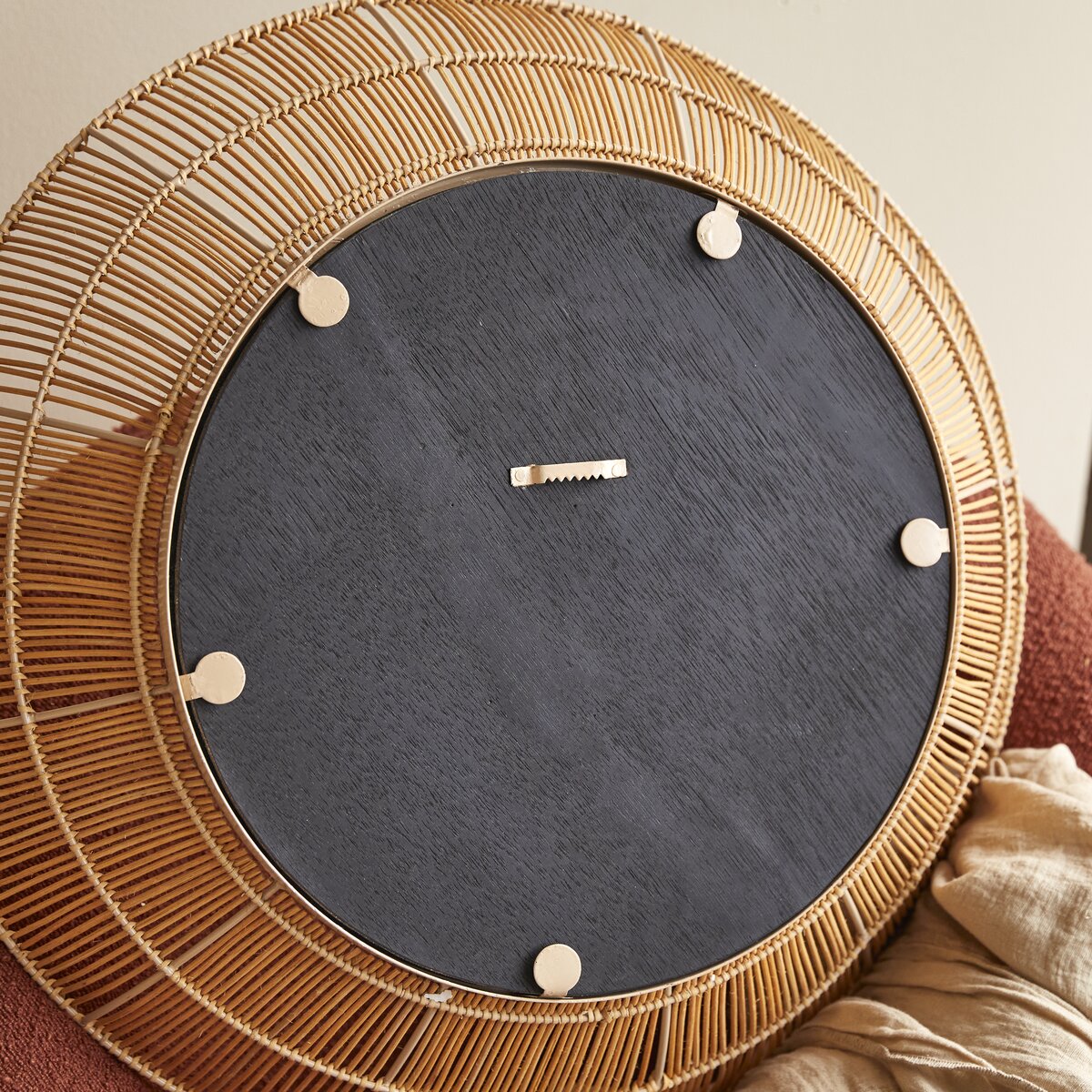 Round cane mirror 60 cm – Bedroom decoration – Tikamoon