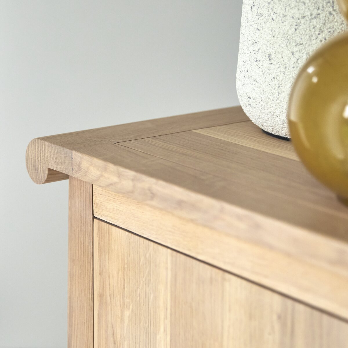 Konsole aus massivem Eichenholz - Wohnzimmer / Konsolentische - Tikamoon