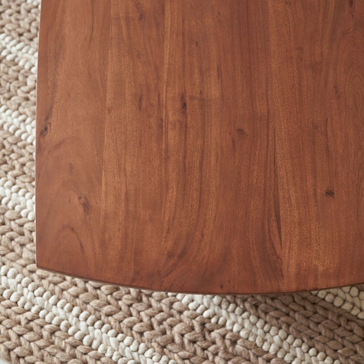 Table basse en acacia 140 x 60 cm - Meubles pour salon - Tikamoon