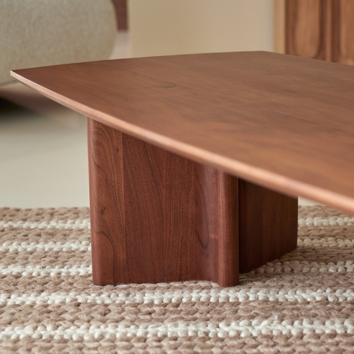 Acacia coffee table 140 x 60 cm - Living room furniture - Tikamoon