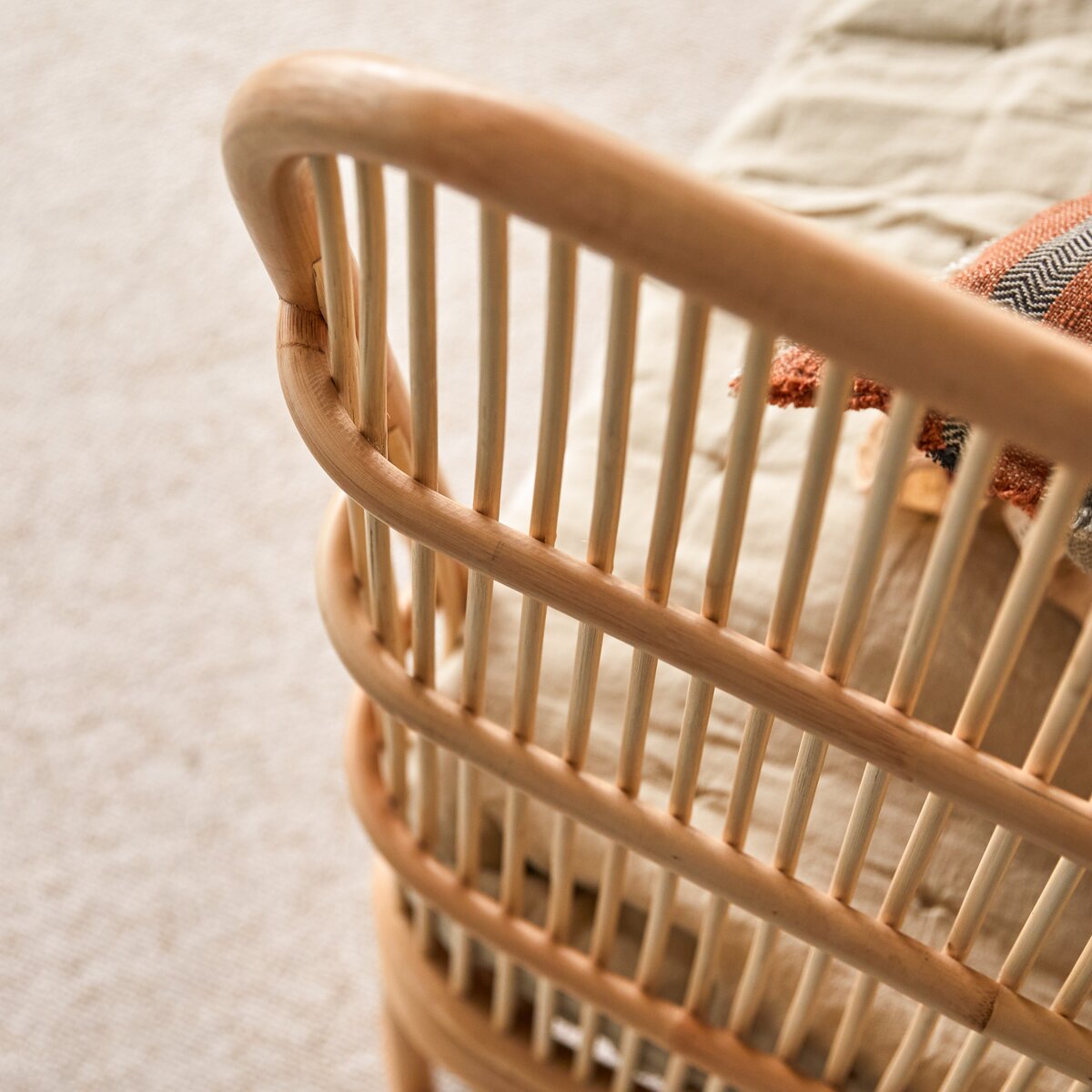 Rotan bed 90x200 cm - Slaapkamer/Bed en hoofdbord - Tikamoon