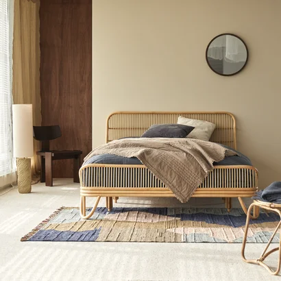 Rotan bed 90x200 cm - Slaapkamer/Bed en hoofdbord - Tikamoon